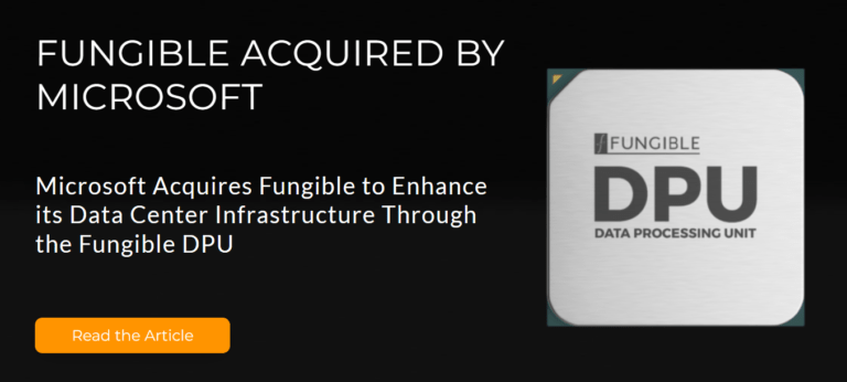 マイクロソフトがFungible Incを買収、データセンターの効率化のため。 - WPTeq