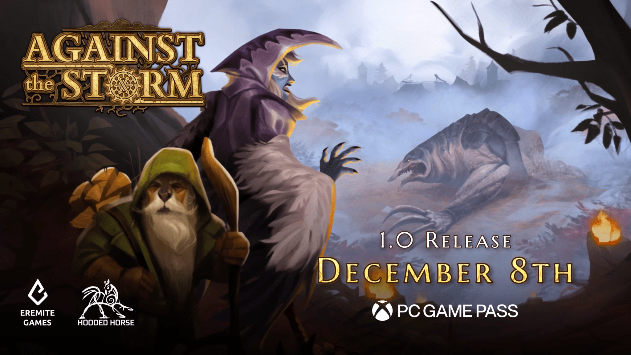 Steamで大人気のダークファンタジー都市経営ゲーム「Against The Storm」がPC Game Passで12月配信へ。 - WPTeq