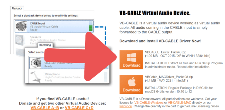 仮想オーディオデバイス「VBCable」の使い方【VB-Cableの使い方】 - WPTeq